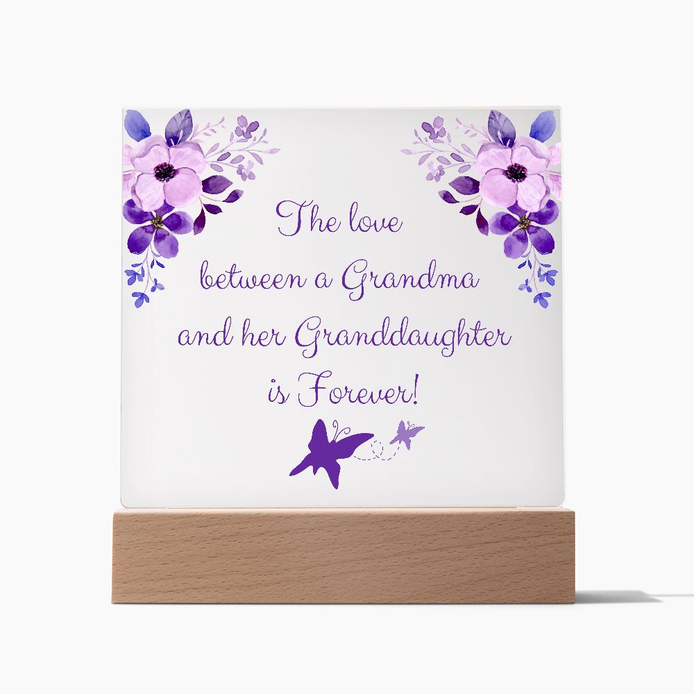 Grandma and Granddaughter Gift - Acrylic Plaque - Perfect Gift for Mot ...